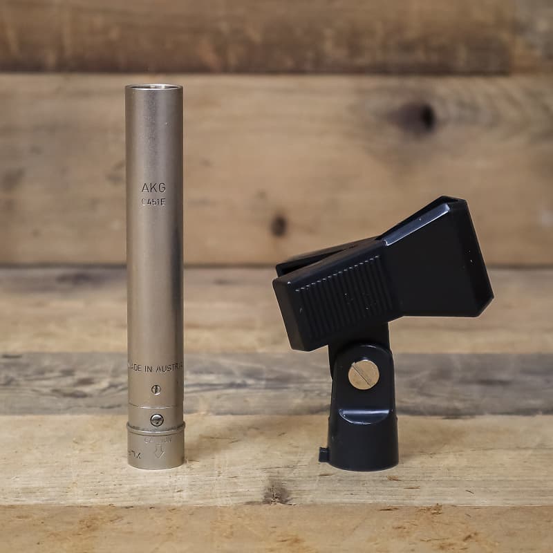 AKG C451E Condenser Microphone Preamp, Silver Module C451E | Reverb