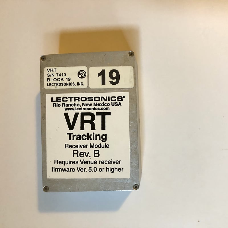 Lectrosonics VRT block 19 | Reverb