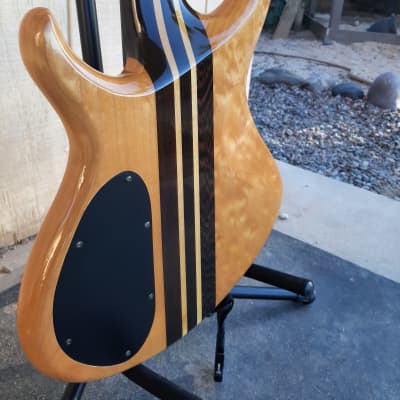 Tobias Toby Pro 5- Maple/Wenge Neck Thru Solid Figured Maple | Reverb