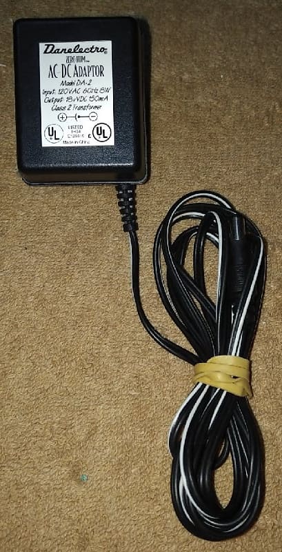 Danelectro Model DA-2 Effects Pedal Adaptor 1990's black | Reverb