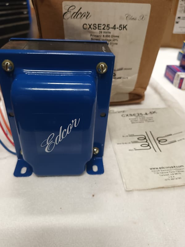 Tube Amp Transformer - Edcor CXSE25-4-5K | Reverb