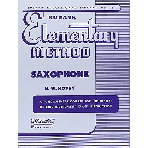 Rubank Elementary Method - Saxophone Hovey, N. W. (Editor) | Reverb UK