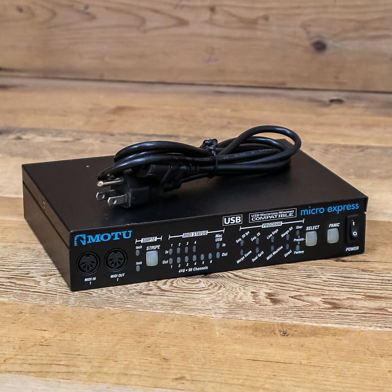 MOTU Micro Express USB MIDI Interface | Reverb