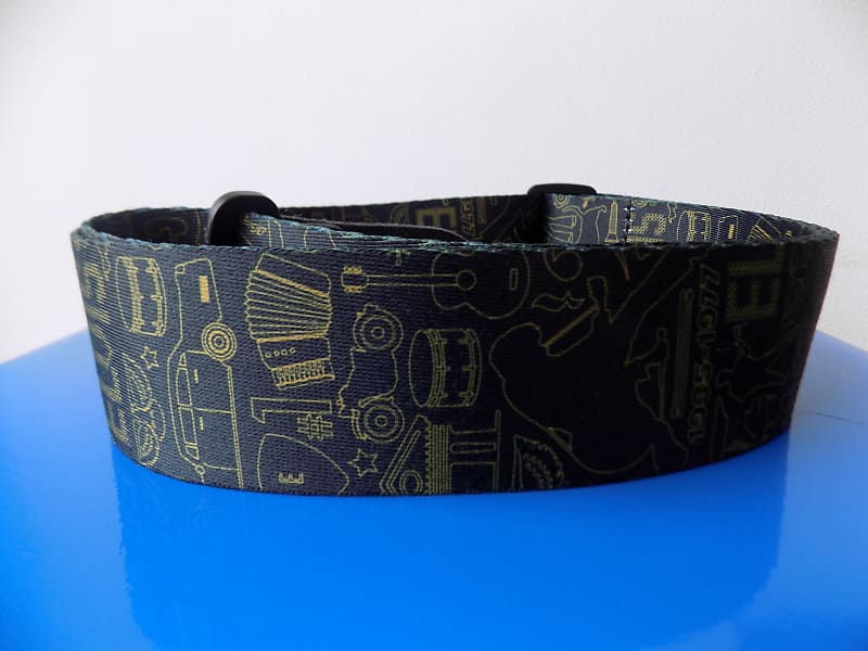 Perri's LPCP-8195 Elvis Presley Polyester Guitar Strap | Reverb