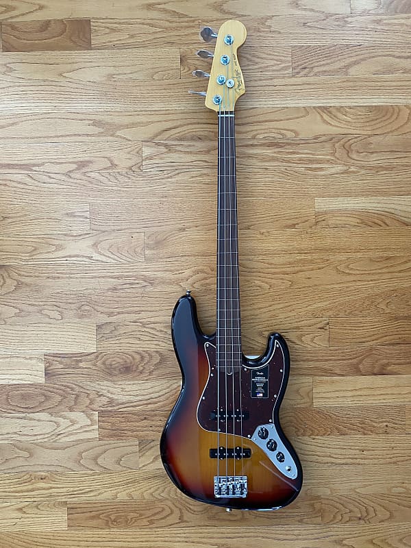 Fender American Professional II Fretless Jazz Bass Rosewood | Reverb
