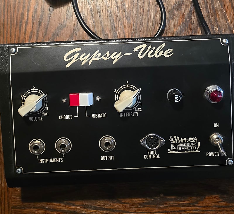 RARE Argenziano Gypsy Vibe 68 “Honey” Vibe 1 of 1 | Reverb