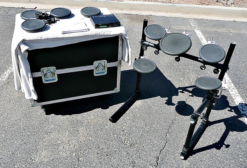 Vintage Roland TD-7 Electronic V-Drum Kit With Drum Brain and | Reverb