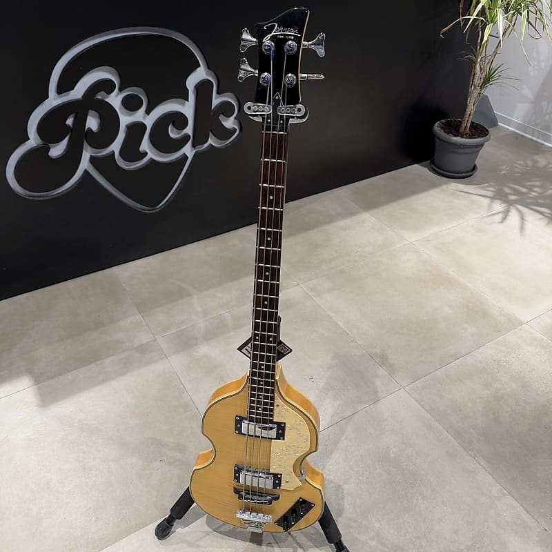 Johnson Violin Bass hollow body + custodia | Reverb Deutschland