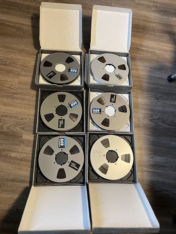 AMPEX 499 1” ONE INCH (lot of 6) | Reverb