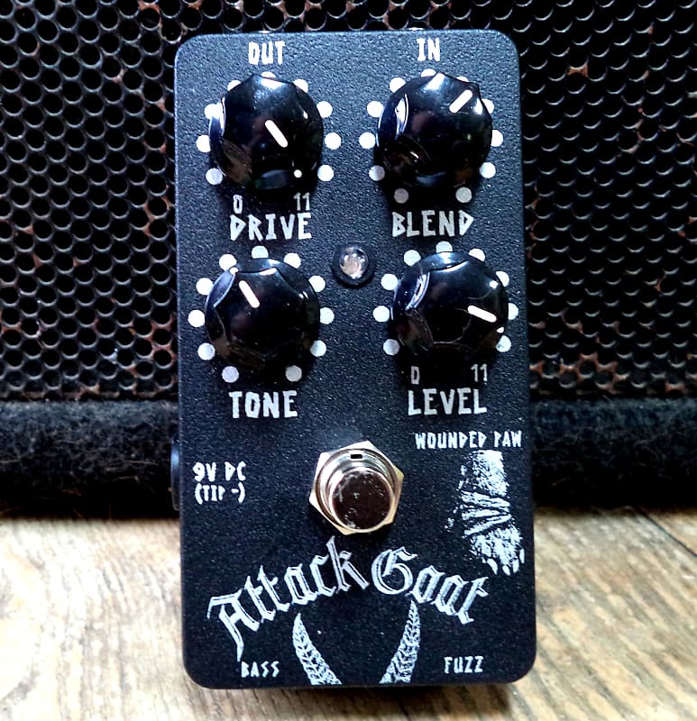 Wounded Paw Attack Goat Bass Fuzz w/ silent bypass switch | Reverb