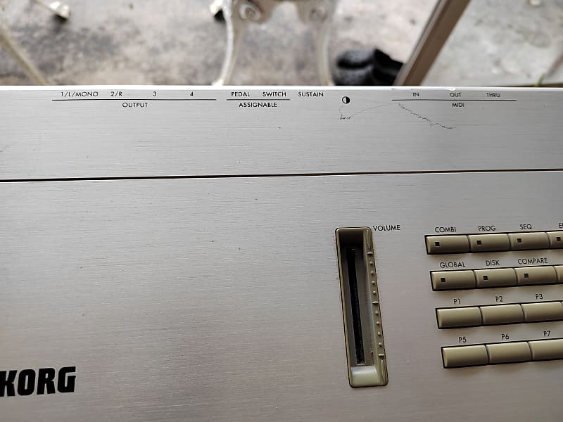 Korg Trinity music workstation DRS 1995? Silver | Reverb UK