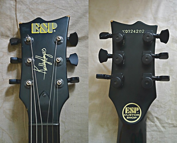 ESP Custom Shop Kelly Hayes signature Eclipse, Autographed by | Reverb