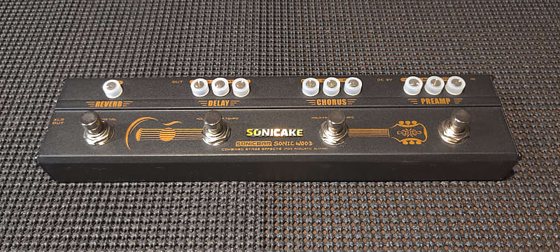 Sonicake Acoustic Guitar Multi Effect Pedal Sonic Wood | Reverb