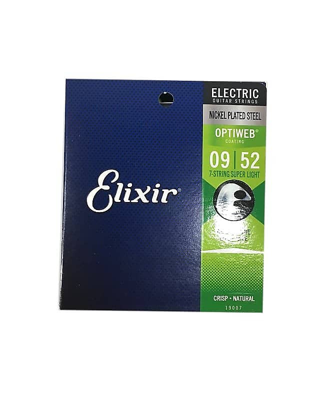 Elixir Guitar Strings 7-String Electric Optiweb Electric | Reverb UK