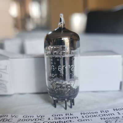 General Electric GE 1958 5-Star 6072 Tube [] Getter, Black | Reverb