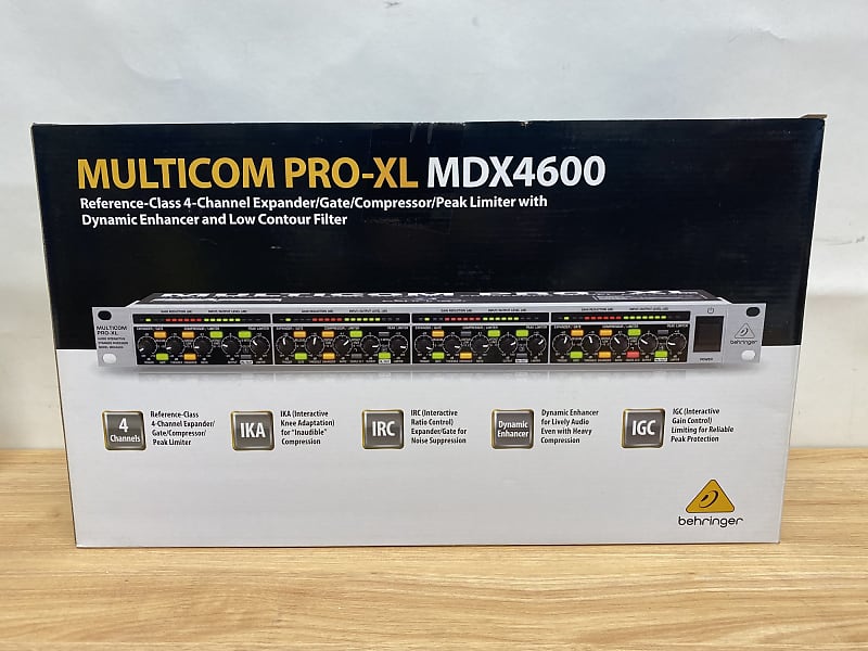 Behringer Multicom Pro-XL MDX4600 4-Channel Audio Interactive | Reverb