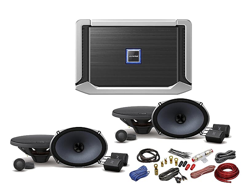 (2) Pairs ALPINE X-S69C 6x9" 360w Component Car | Reverb