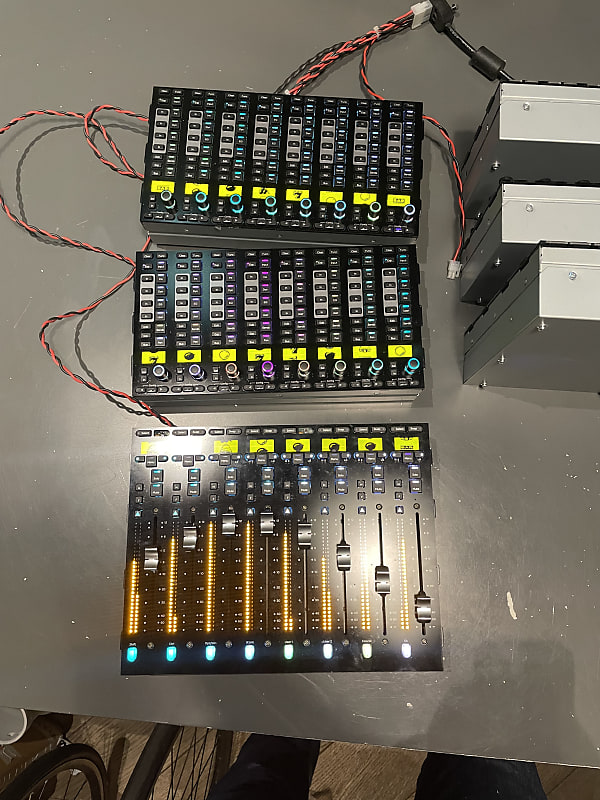 Avid S6 Fader Module 2010s - Black - Broken Buttons | Reverb