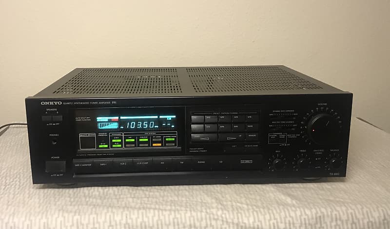 Onkyo TX-860 Quartz Synthesized Tuner Amplifier R1. Excellent | Reverb
