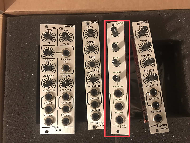 Tiptop Audio BD808 Bass Drum Generator - White | Reverb