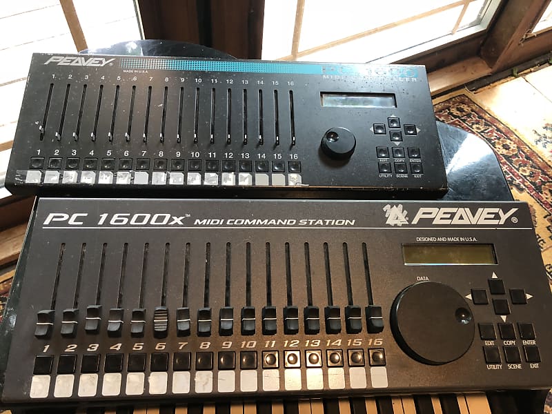 Peavey PC1600X & PC1600 MIDI controller command station lot | Reverb