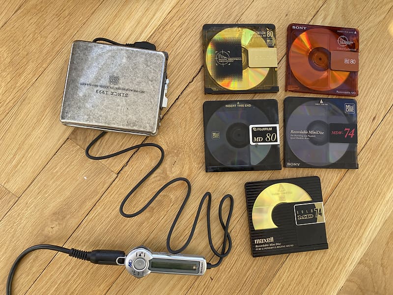 Sharp Minidisc MD- SS421-S 1999 Silver | Reverb