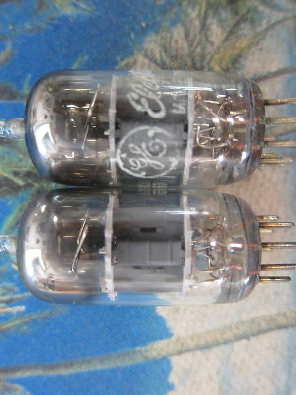 Pr Vintage GE JAN 12AY7 preamp Driver Tubes,60s,Gray | Reverb UK