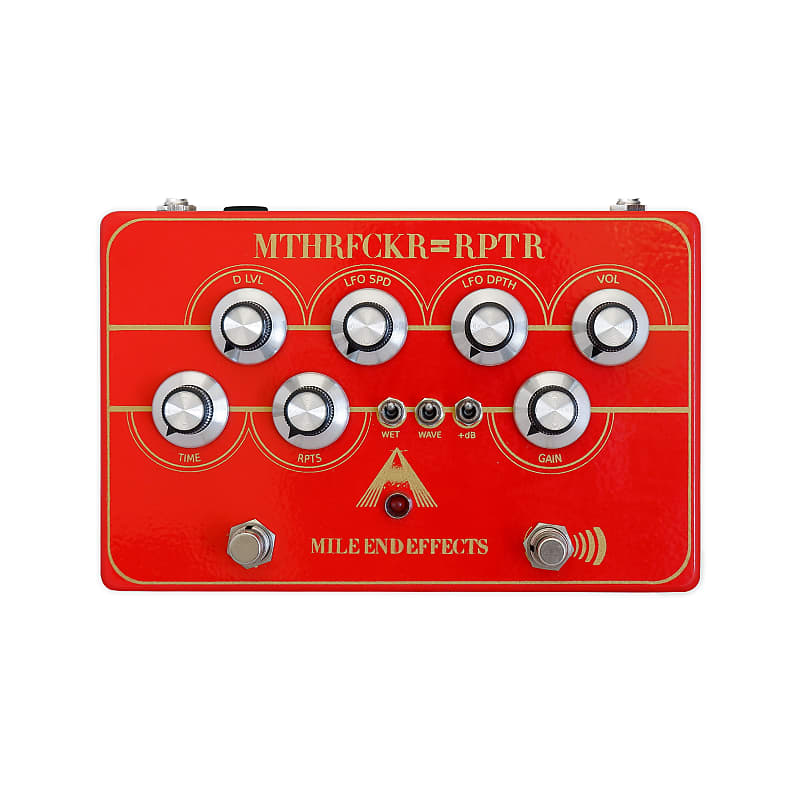 Mile End Effects MTHRFCKR=RPTR Delay & Preamp (Red) | Reverb UK