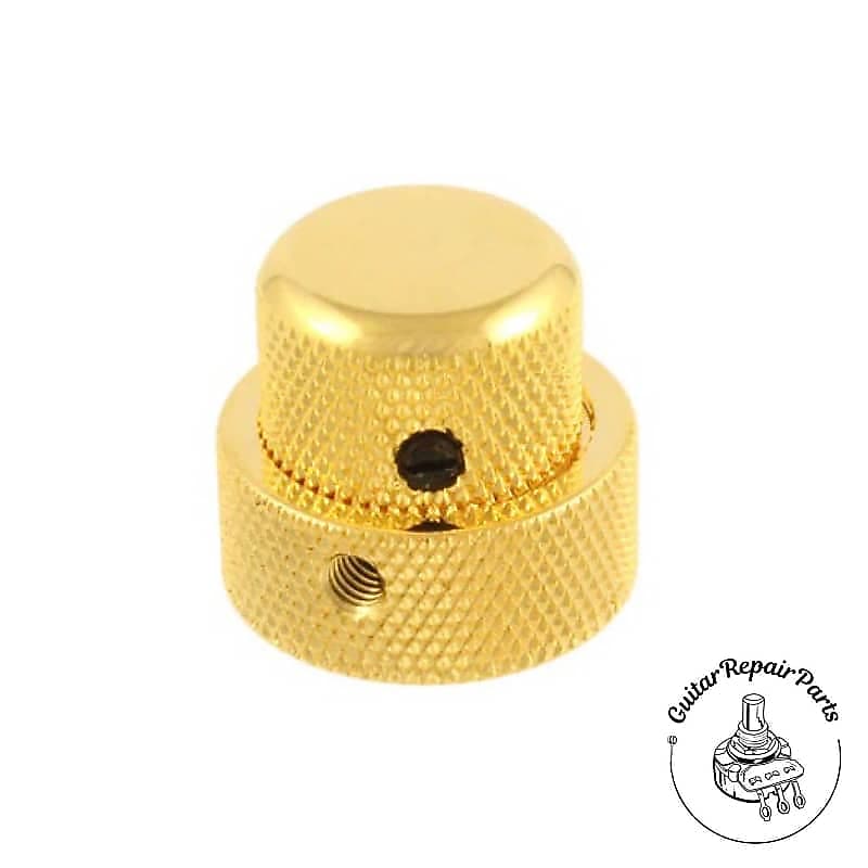 Stacked Concentric Control Knobs for CTS / SAE Pots - Gold | Reverb