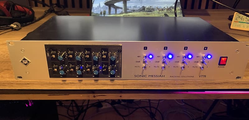 Telefunken V776 - Vintage 4 Channel Preamp - Racked by Sonic | Reverb