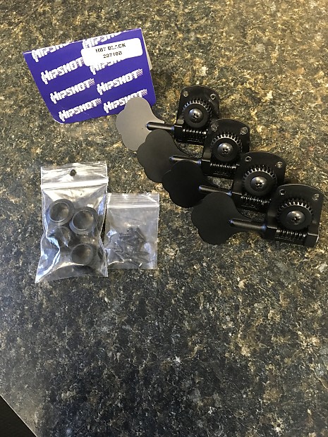 Hipshot HB7 Bass Tuner Set of 4 Direct replacement for MIM | Reverb