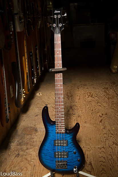 Schecter Raiden Special 4 See-Thru Blue w/ free gigbag | Reverb