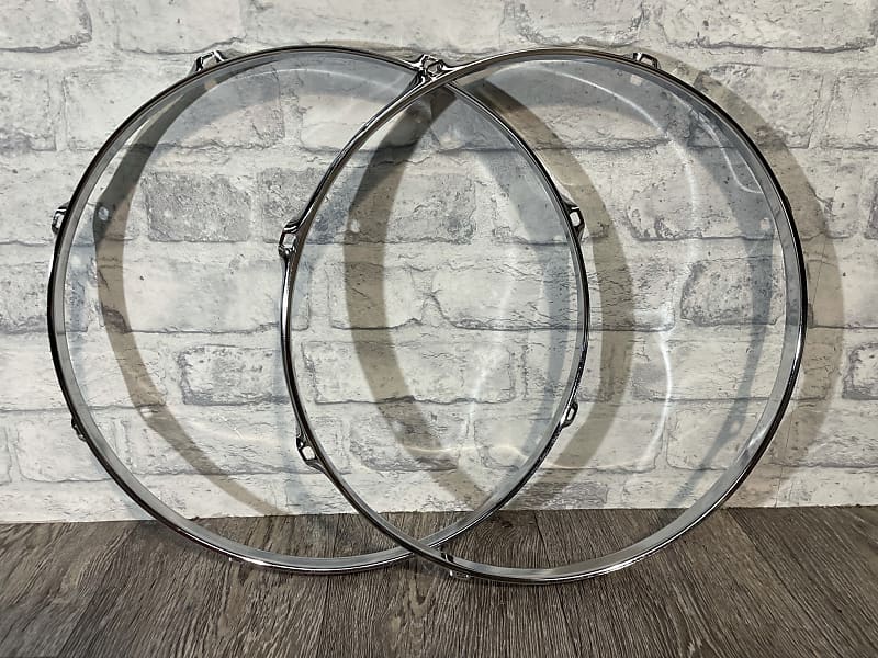 Pearl Tom Drum 14” 8 Lug Hoops Rims Hardware Tension #HO006 | Reverb