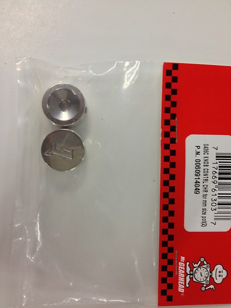 Gretsch 006-0914-049 chrome control knobs 1 pair | Reverb