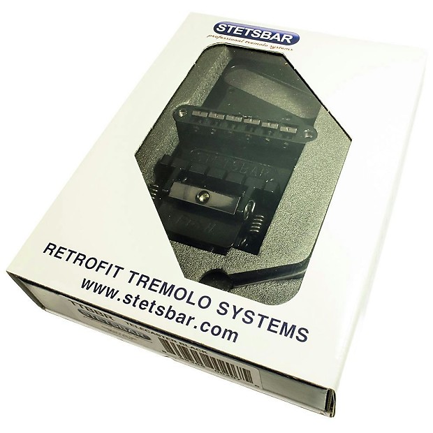 STETSBAR PRO II Retrofit Tremolo System for Telecaster, Black | Reverb