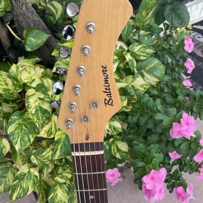 Baltimore Stratocaster Style Electric Guitar - Red | Reverb