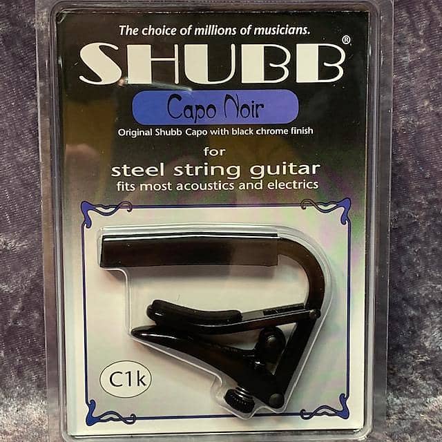 Shubb C1 Standard Capos - Capo Noir (Black) | Reverb