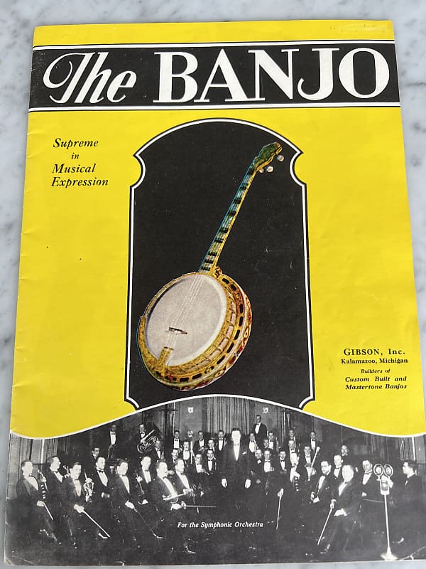 Gibson The Banjo Pre War Catalog Reproduction Collector Case | Reverb