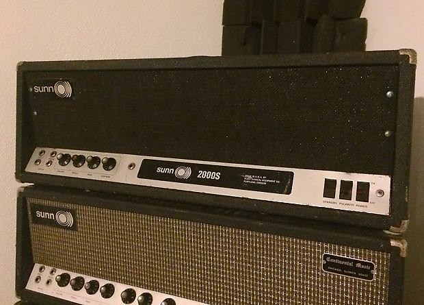 Sunn 2000s bass guitar amplifier Head 1968 original | Reverb UK
