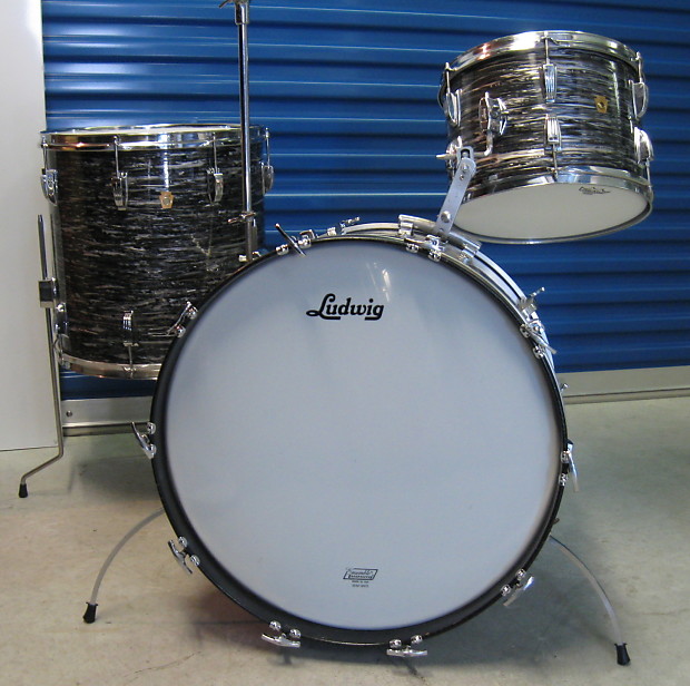 Ludwig Oyster Black Pearl drumkit | Reverb
