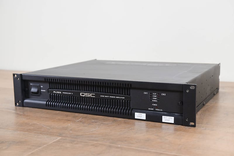 QSC PL325 Powerlight 3 Series 2-Channel Power Amplifier | Reverb