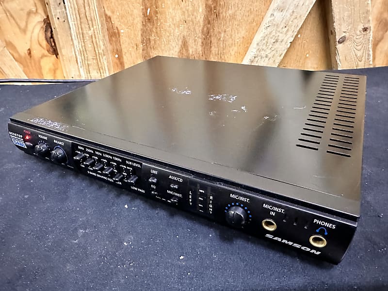 Samson DA80 Desktop Monitor System Stereo 40W Amp | Reverb