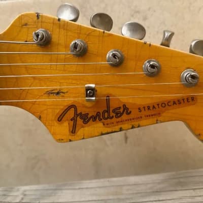 Partscaster Fender style Partscaster 2023 - Amber Nitro | Reverb
