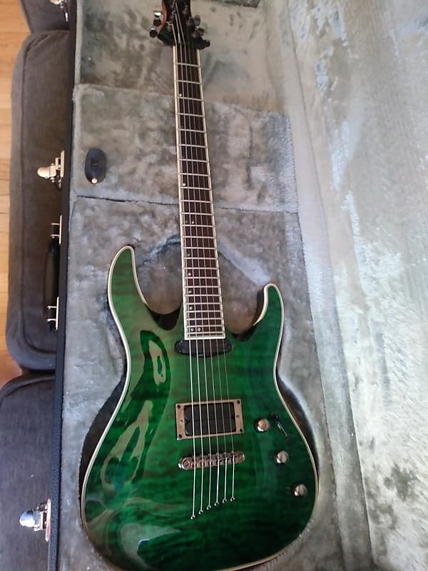 Mitchell MD 400 Trans Green W/ ESP hardshell case. | Reverb