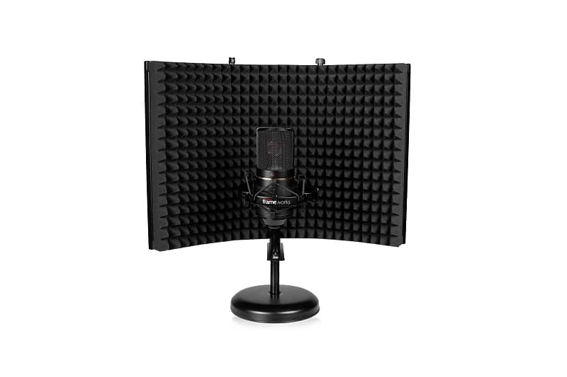 Gator Frameworks Portable Desktop Microphone Isolation Shield | Reverb