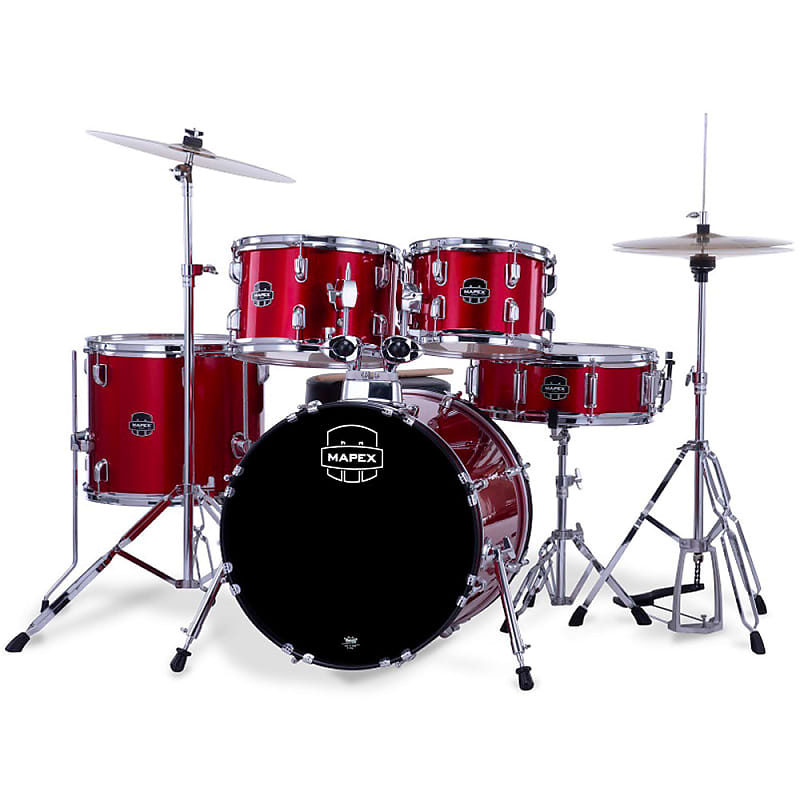 Mapex Comet Series 5-Piece Shell Kit - Infra Red | Reverb