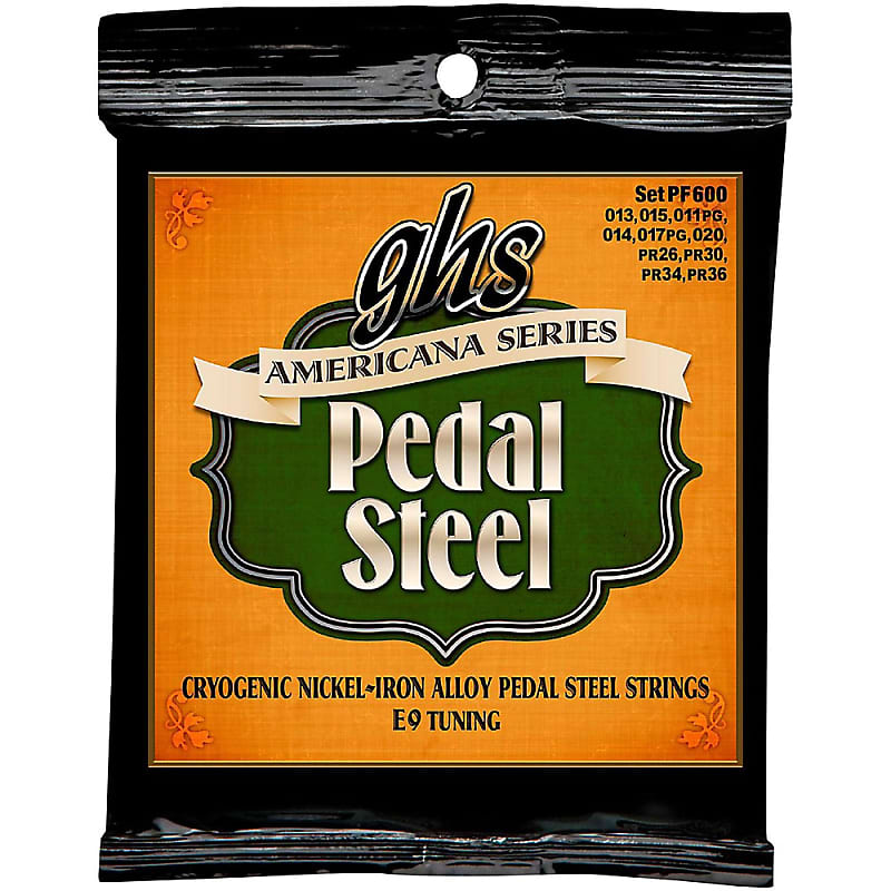 GHS Americana Pedal Steel Strings E9 Tuning (13-36) | Reverb