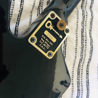 Charvel Explorer 1982 Black / Hawk Grafics | Reverb