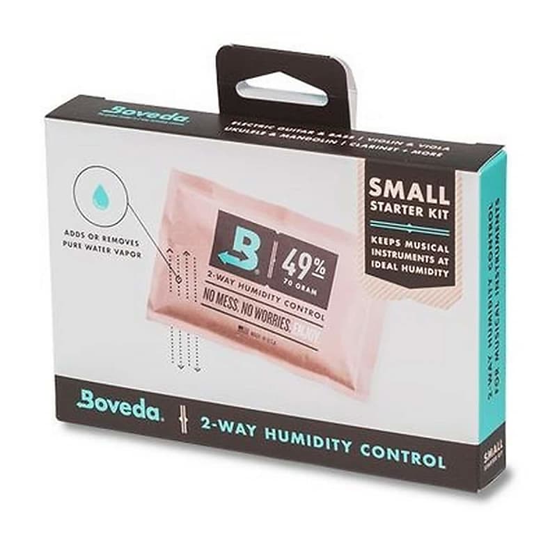 Boveda BVMFK-SM Starter Kit Humidity Control for Instruments, | Reverb