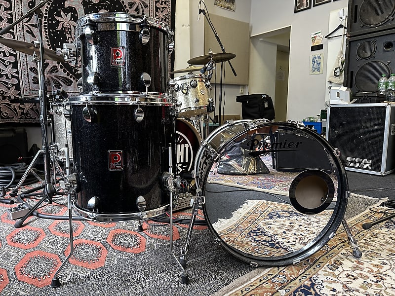 Premier Series Classic Shellset 22/13/16 - Black Sparkle | Reverb